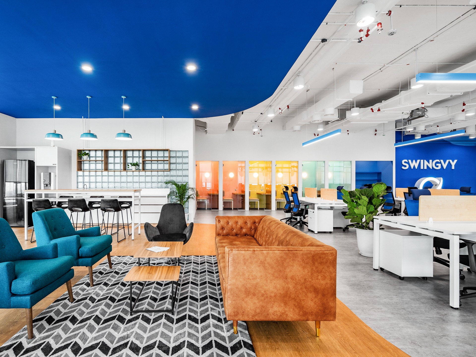 Contemporary Office Workspace Design - Swingvy | Ground Up