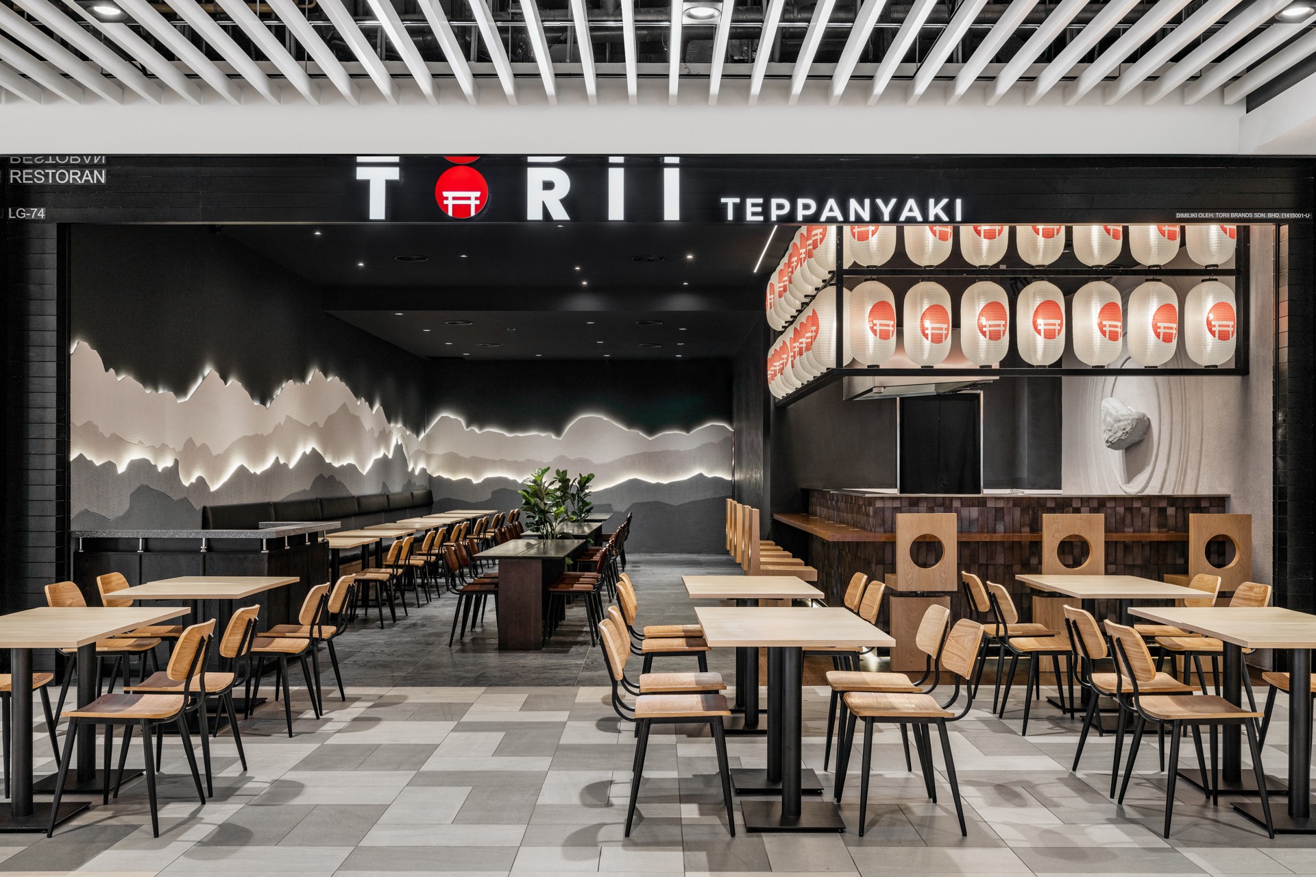 Torii Teppanyaki Commercial Restaurant Design | Ground Up